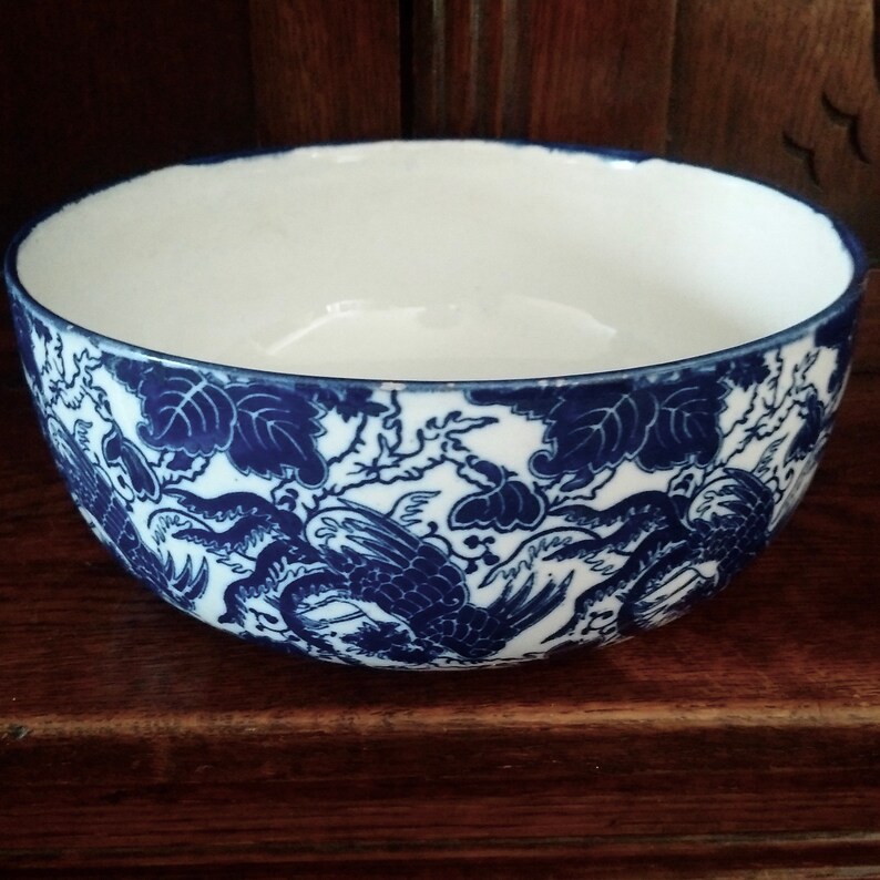 Rare Flow Blue Royal DOULTON mythical Birds | Etsy