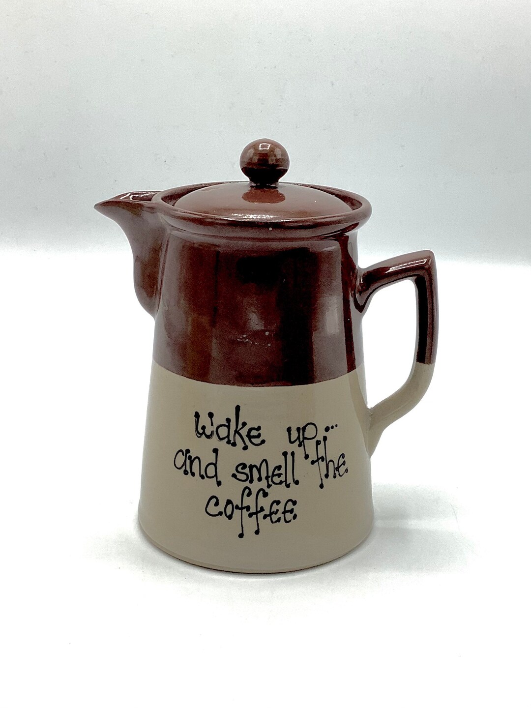 Very Rare Vintage Bourne DENBY Coffee Pot Made in England / Perfect ...