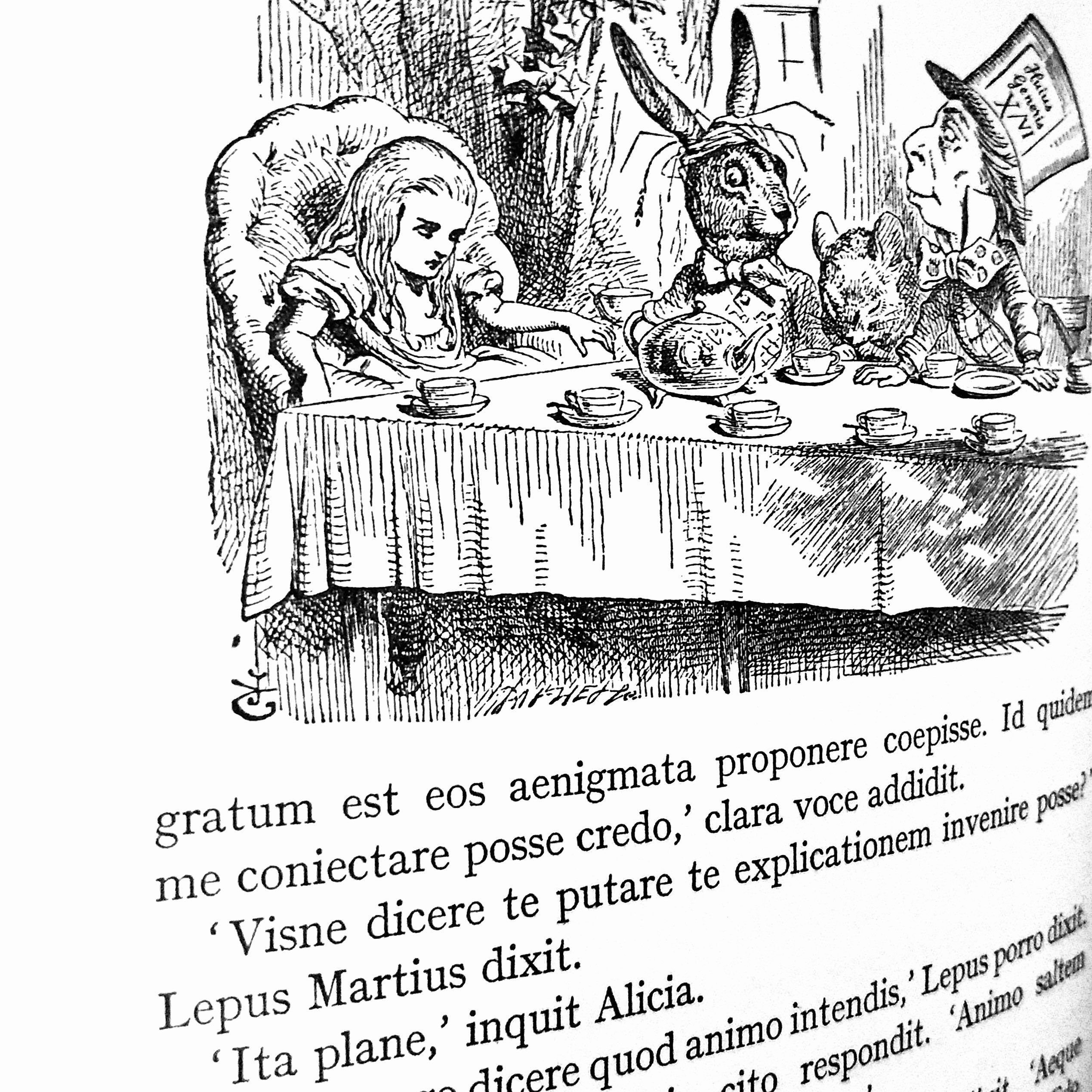 Rare First Edition LATIN Version of ALICE in WONDERLAND (alicia in ...
