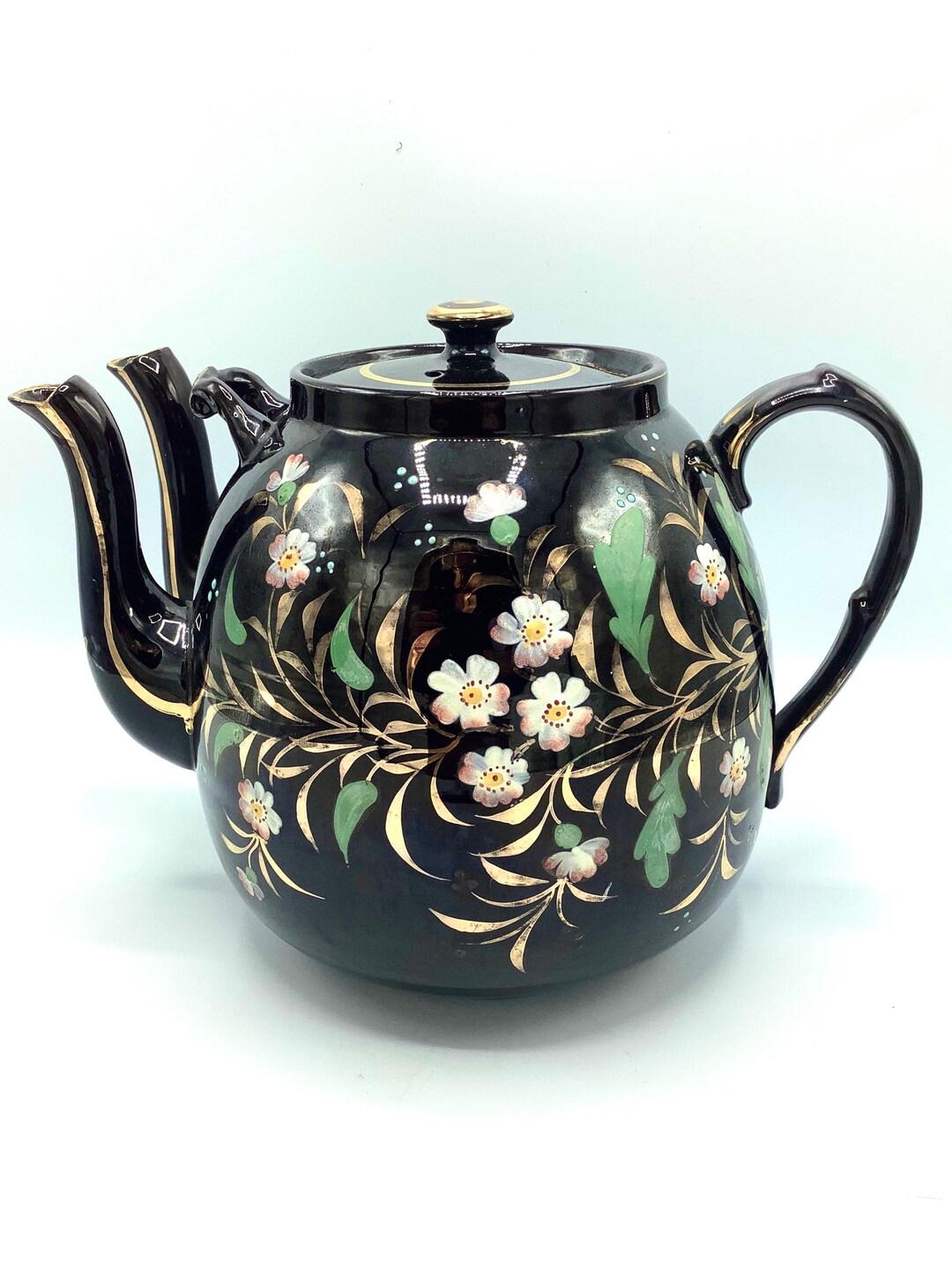 Absolutely Huge 4.5L or 9 Pint 16 Cup DOUBLE SPOUT TEAPOT / Quirky ...