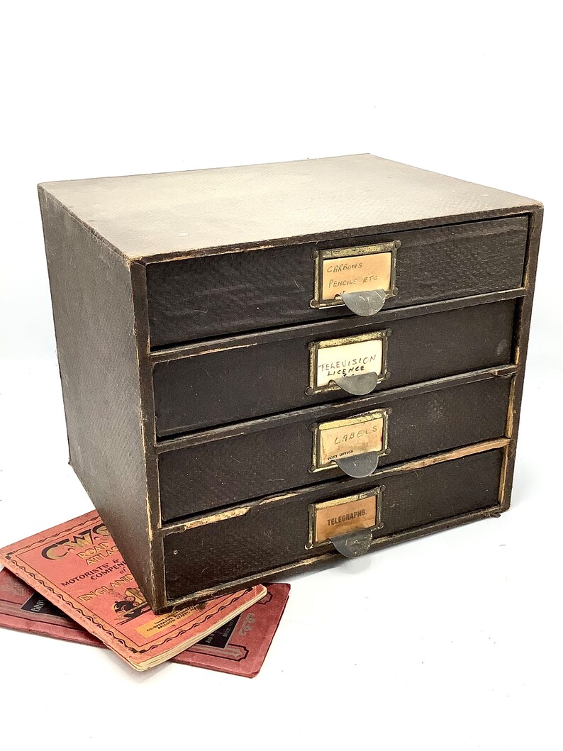 Vintage English GPO general Post Office Counter Top Storage - Etsy