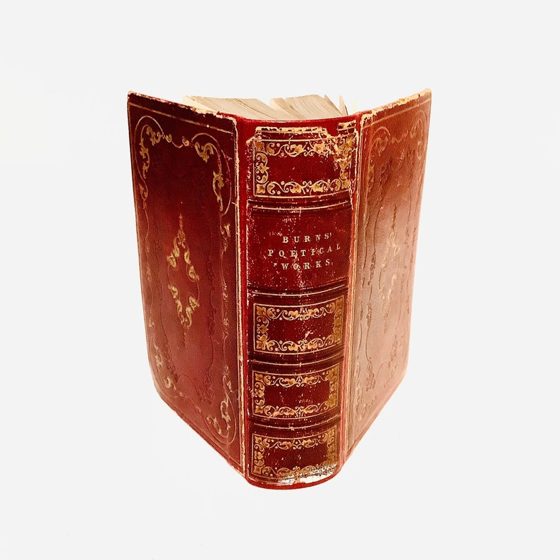 178 Years Old Edition of “BURNS POETICAL WORKS” (published 1846) With ...