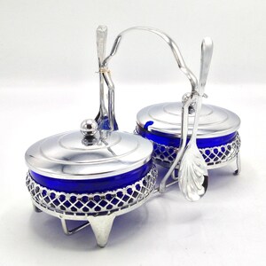 As New! With Tags! Mid-century Mayell England Preserves Set With Stand ...