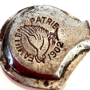 Antique French Familie Patrie Art Nouveau EGG SLICING SCISSORS / Below ...