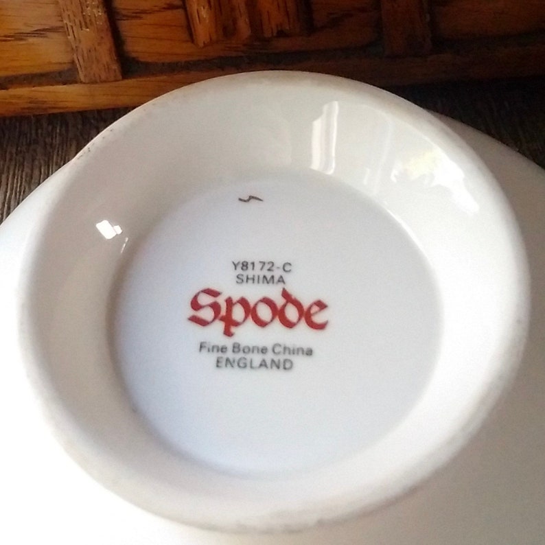 EXQUISITE SPODE 'SHIMA' Double-handled Soup Bowl & - Etsy