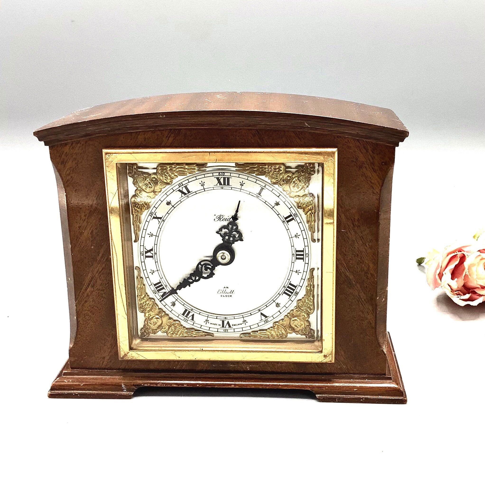 Home & Living MANTEL CLOCK Made for Reid & Son London ELLIOTT Fully ...
