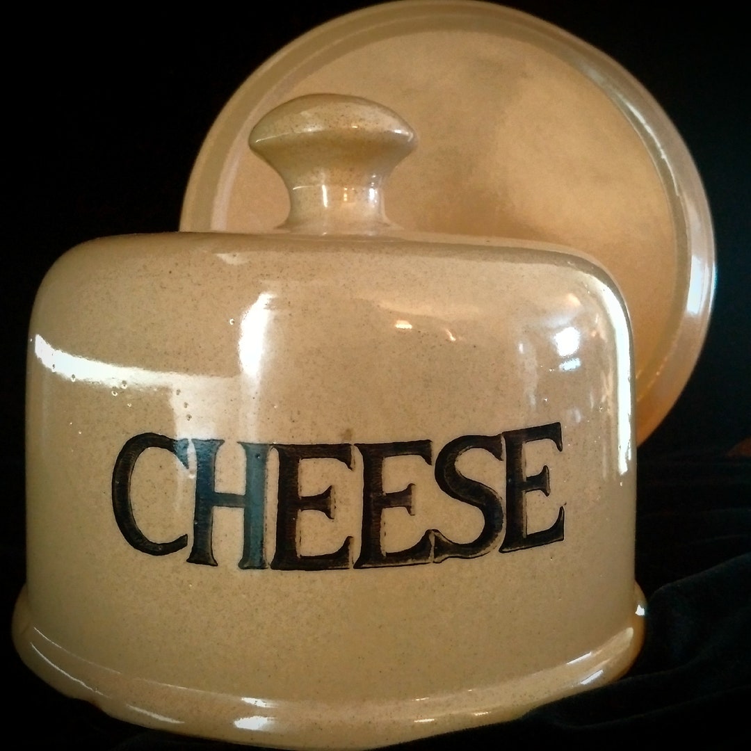 ENGLISH CHEESE DOME in Superb Condition, Cream Pottery Cheese Keep ...