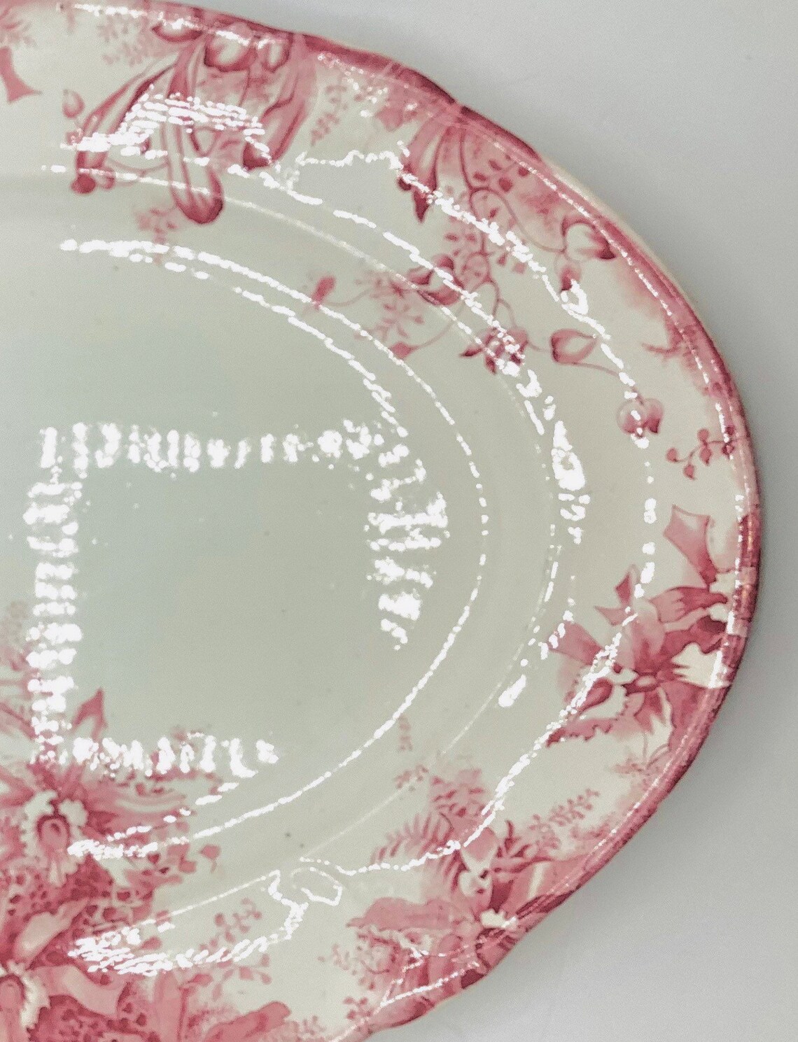 Impressive Antique English 19th Century STAFFORDSHIRE Meat Plate ...