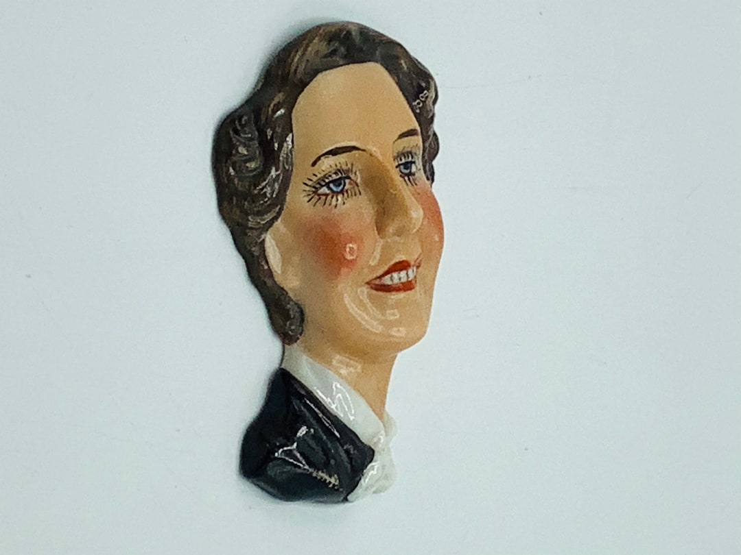 Miniature Art Deco Pottery Mask “moira Shearer” / Wall Plaque for Dolls ...