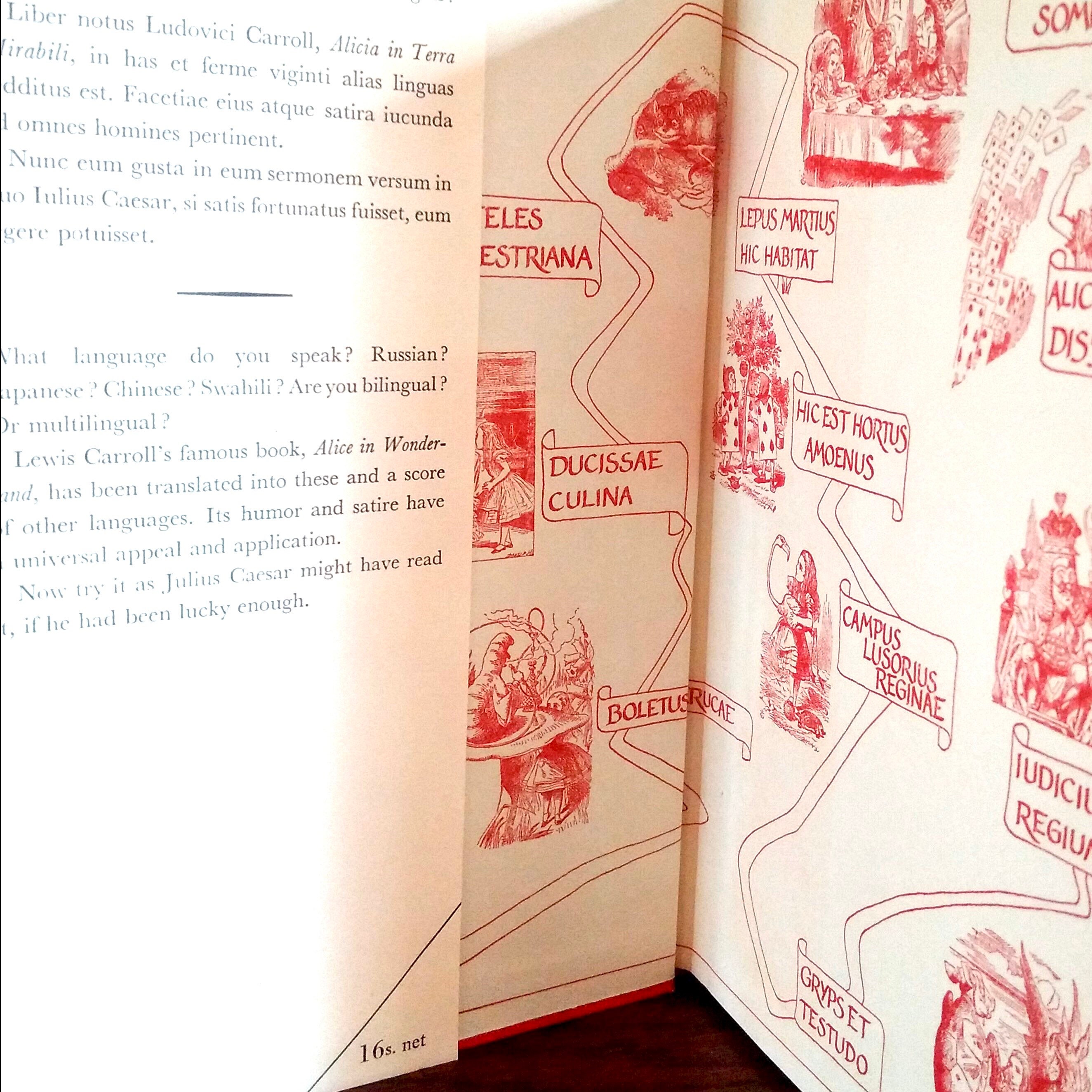 Rare First Edition LATIN Version of ALICE in WONDERLAND | Etsy