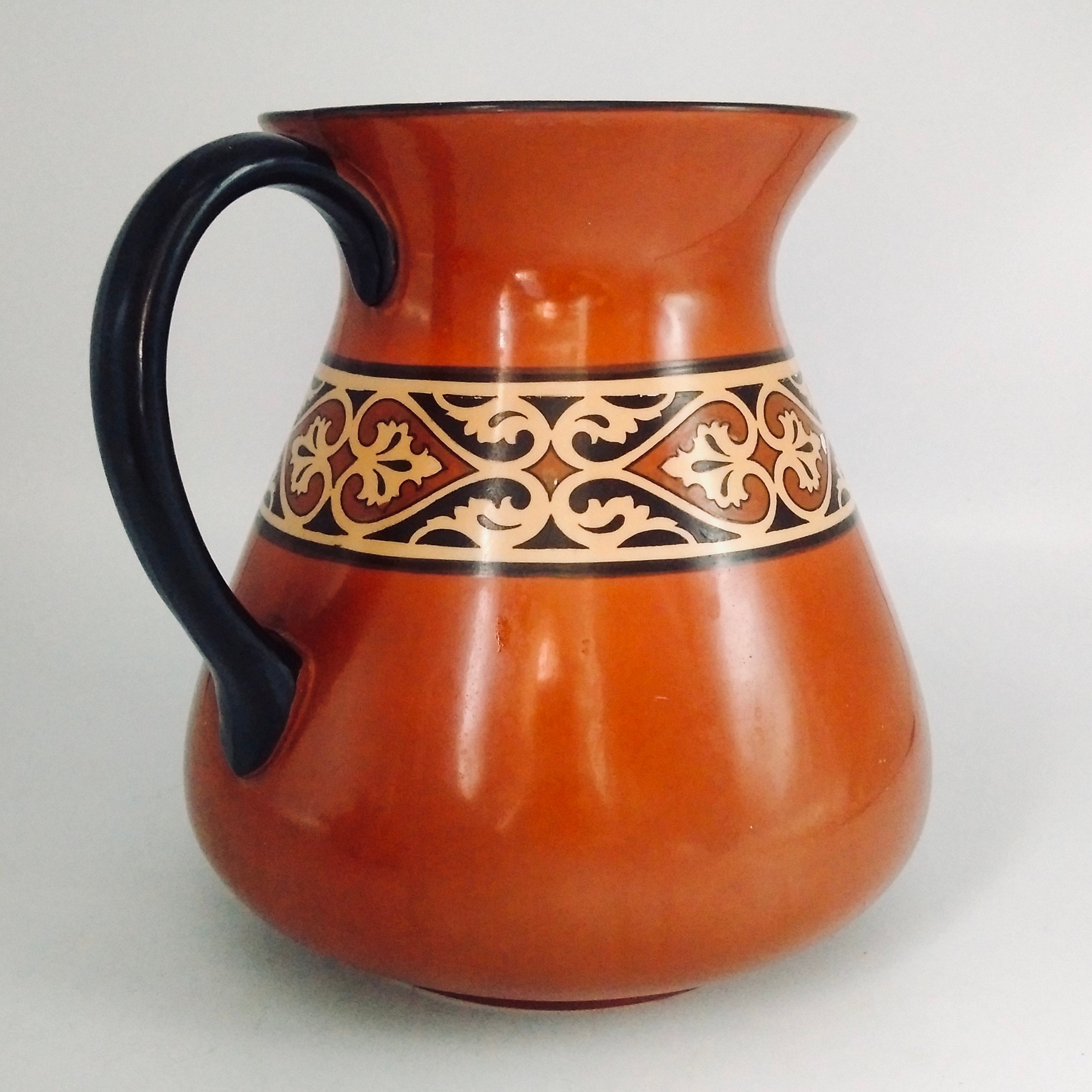 A Rare Large Enamel Jug Made by Soho Pottery England / Unusual | Etsy