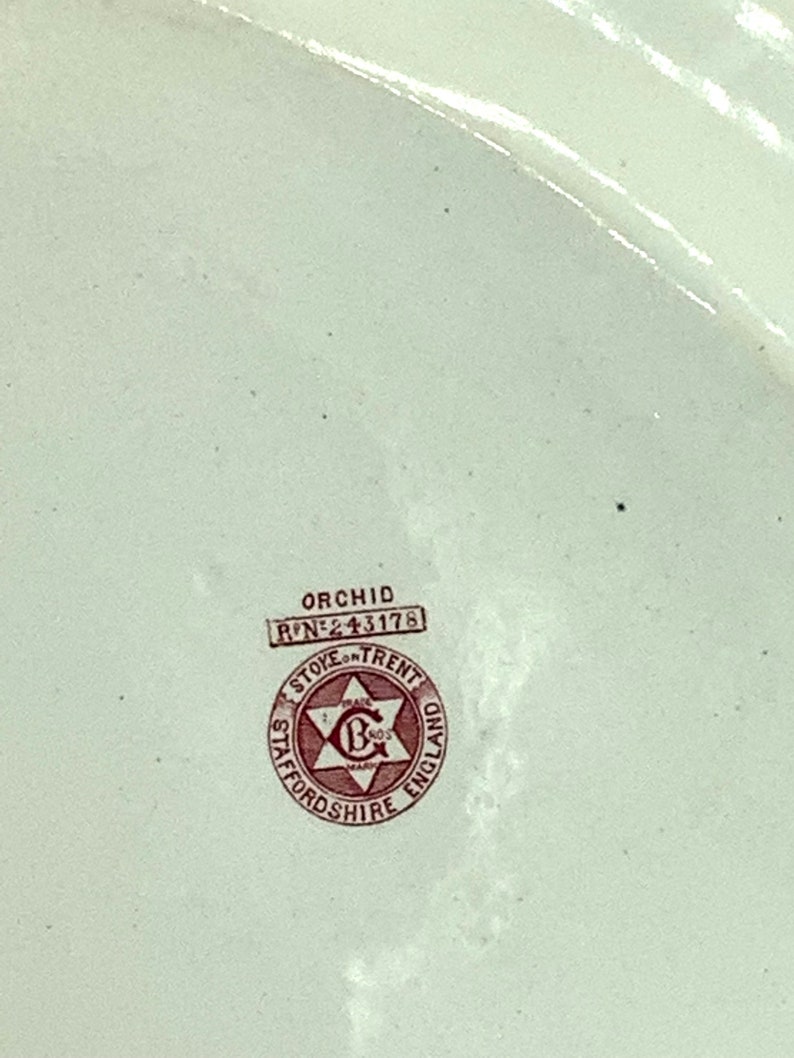 Impressive Antique English 19th Century STAFFORDSHIRE Meat Plate ...