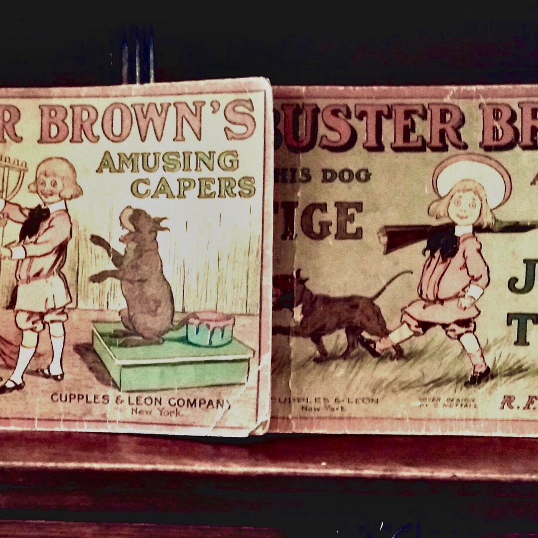 Rare Pair of Early (1905-1907) BUSTER BROWN ISSUES Illustrated by R.F ...