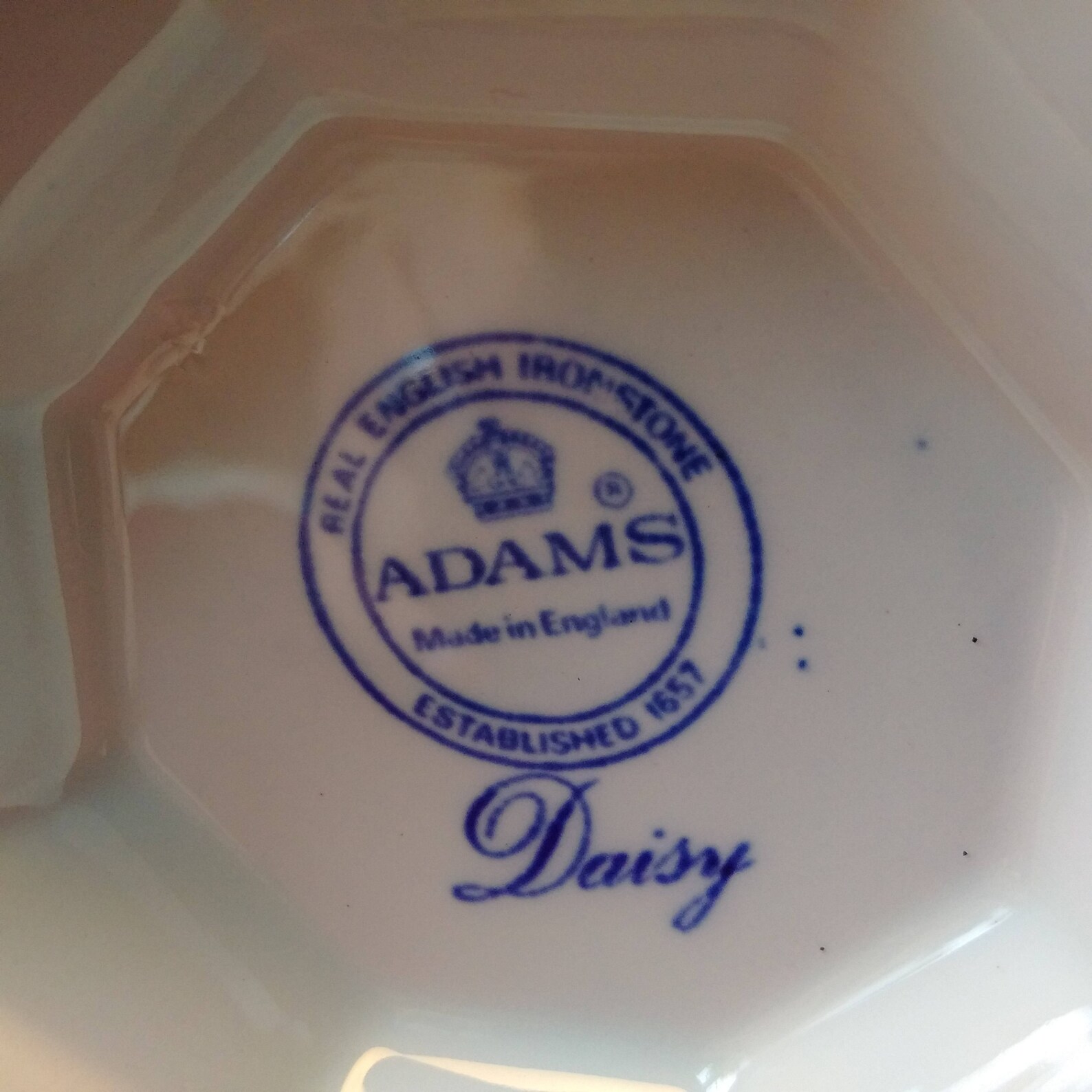 VINTAGE ENGLISH ADAMS Ironstone 'daisy' Pattern Coffee Pot in Perfect ...