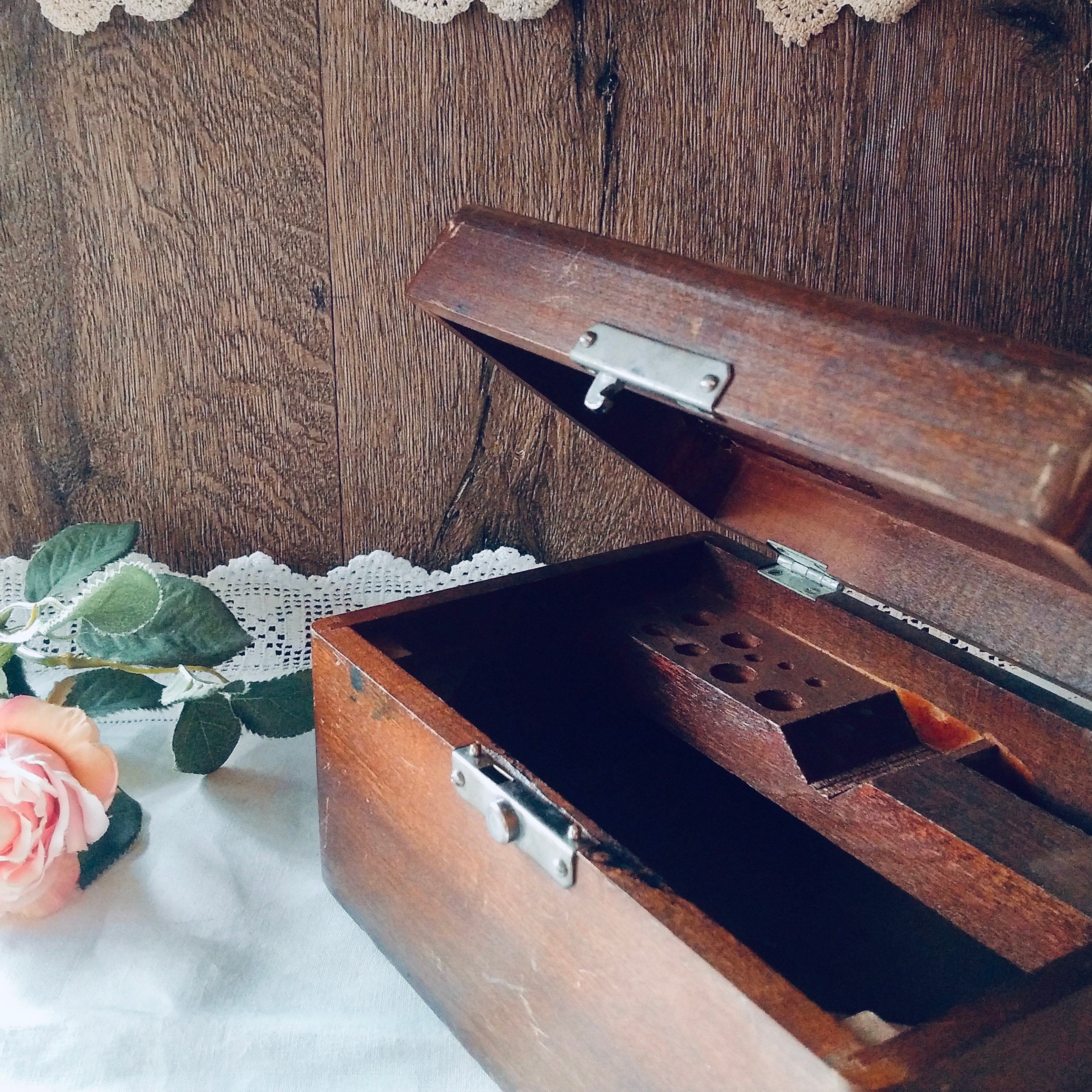 WOODEN VICTORIAN LABORATORY Case Industrial Vintage Reclaimed | Etsy