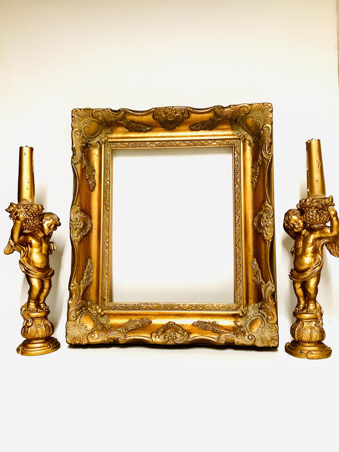 Large GOLD GESSO FRAME 38 X 30cm - Etsy