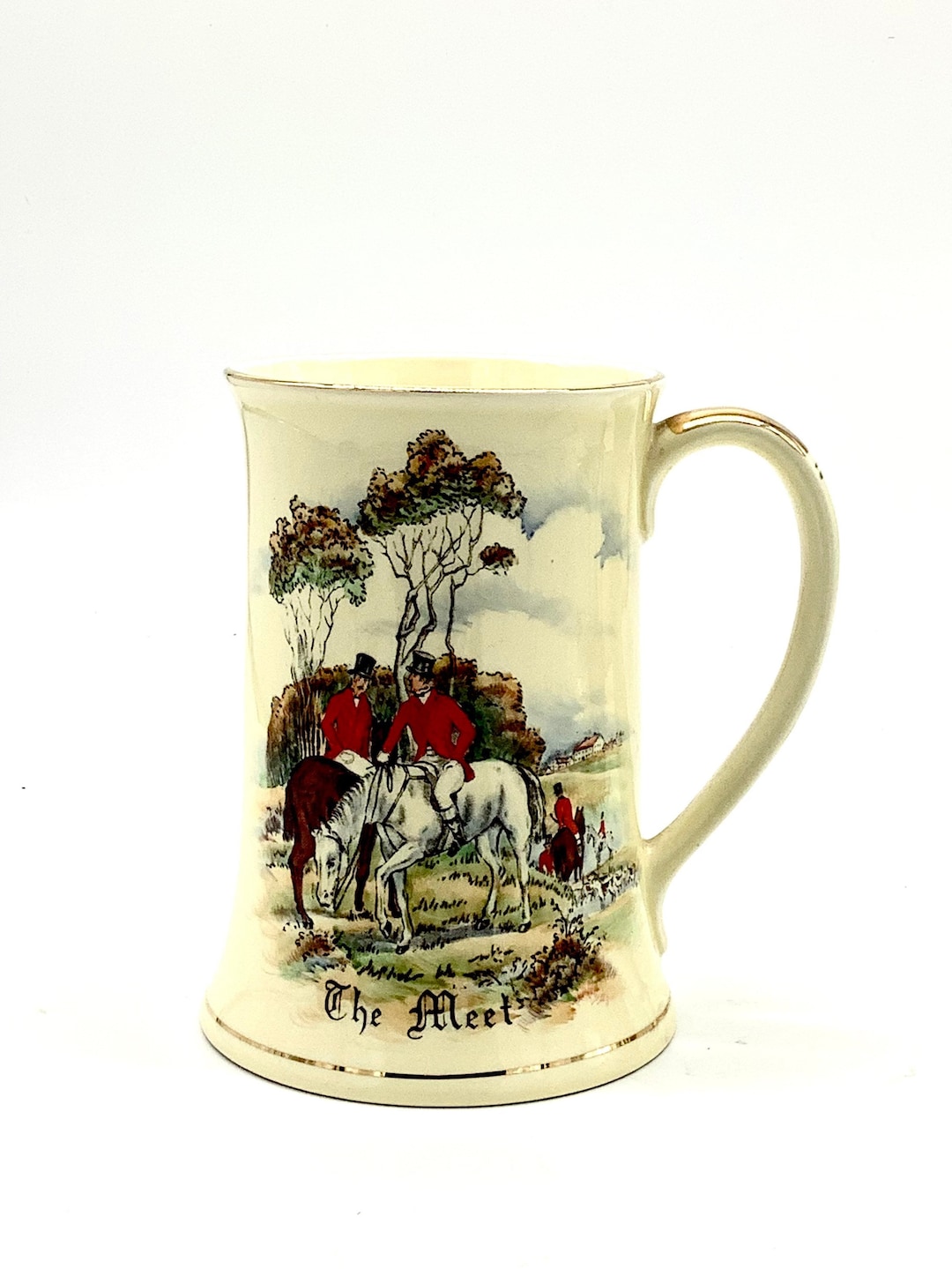 PERFECT! Crown Devon Musical Tankard Playing the Old Hunting Song “d’ye ...