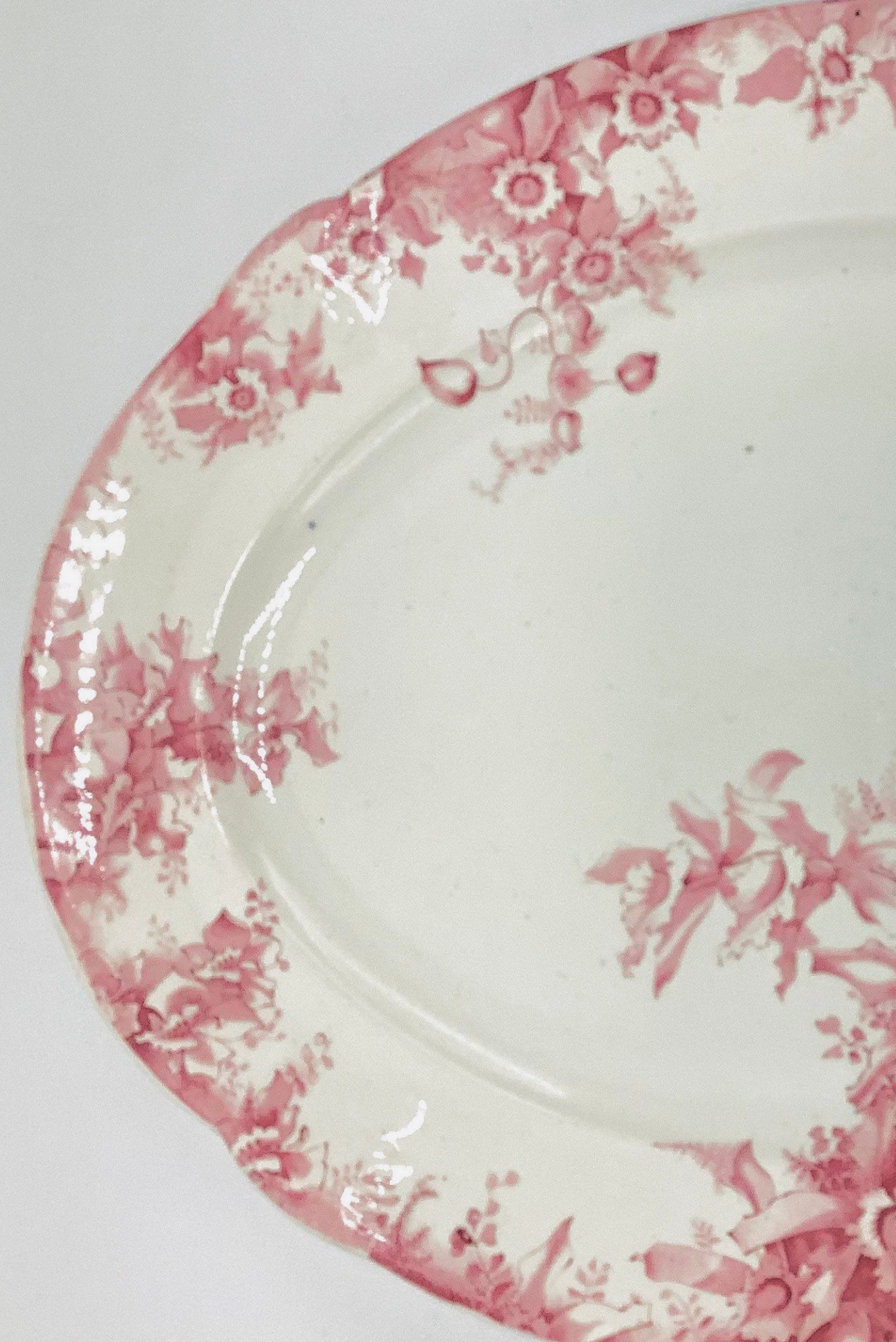 Impressive Antique English 19th Century STAFFORDSHIRE Meat Plate ...
