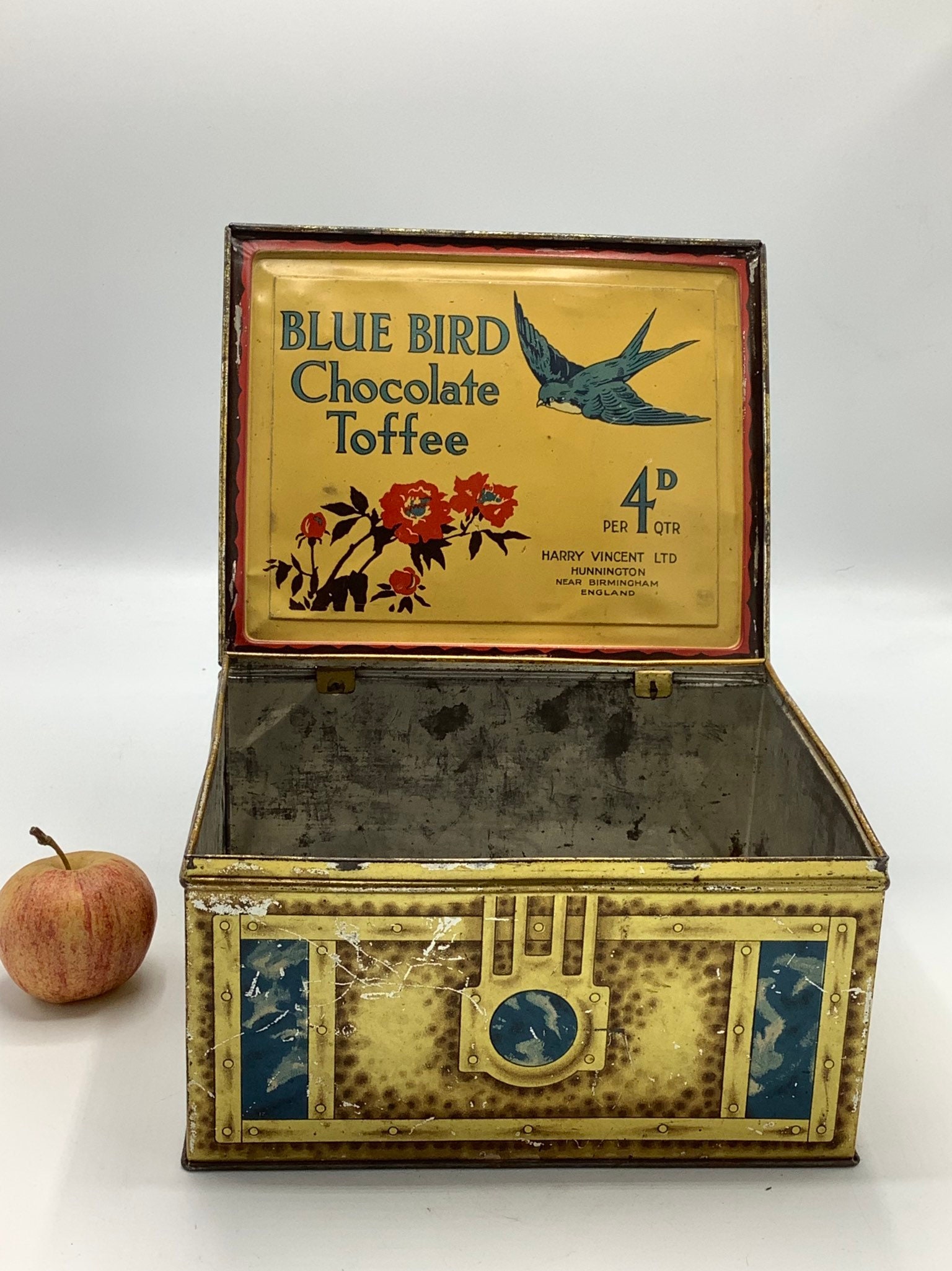 Vintage Blue Bird Toffee Counter Display / English | Etsy