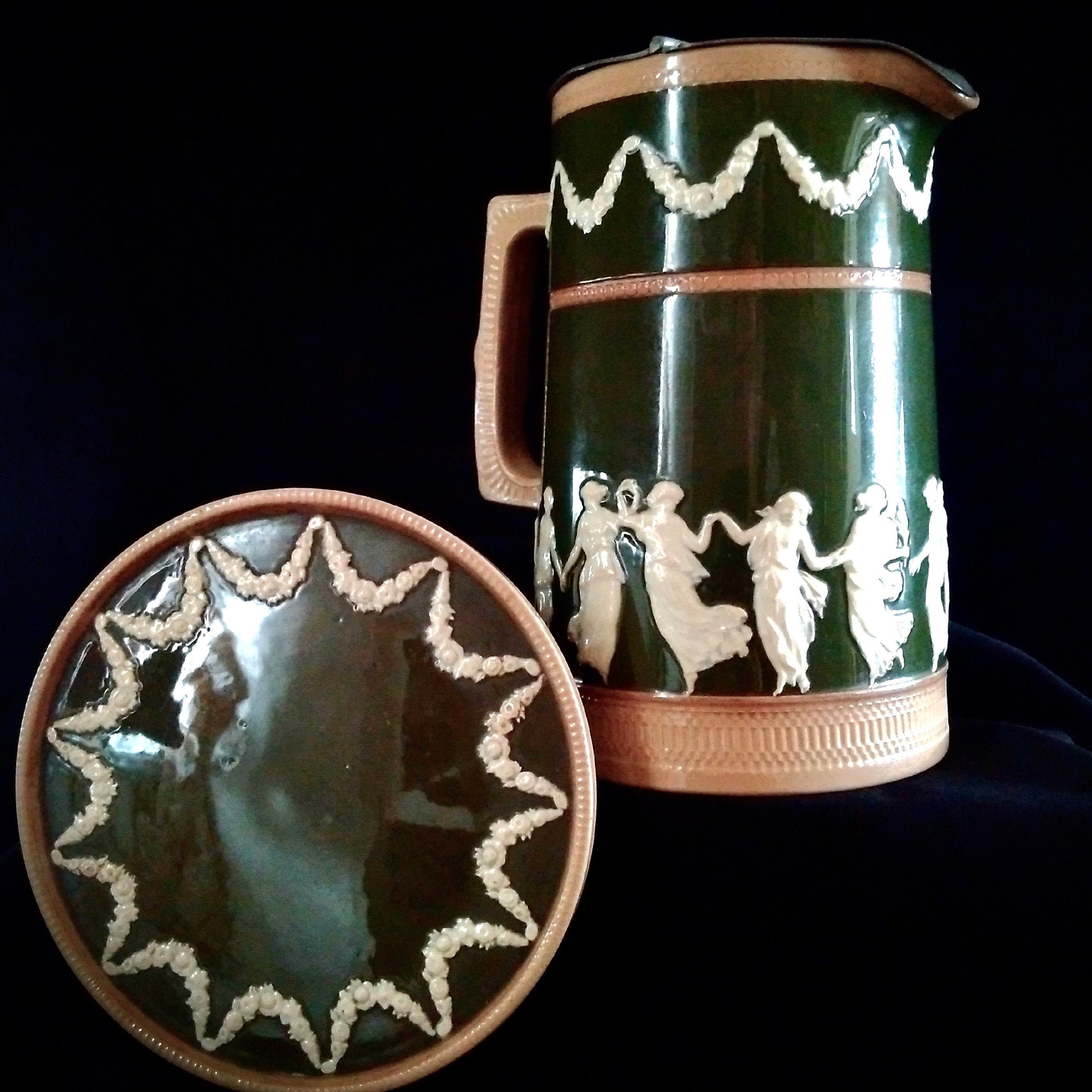 Perfect ANTIQUE COPELAND SPODE Hinged Pot & Stand 19th | Etsy