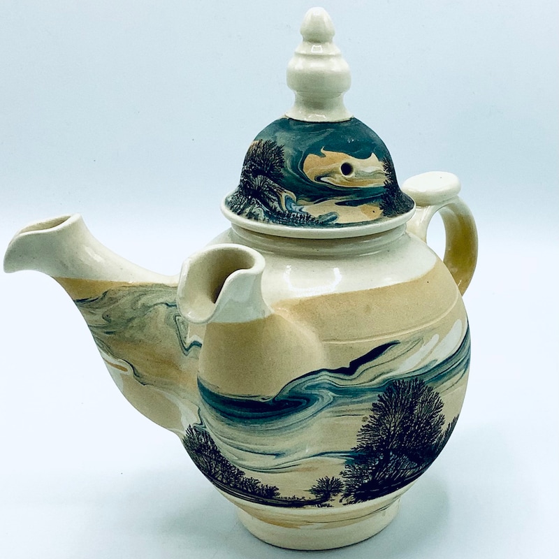 Double Spout Teapot - Etsy