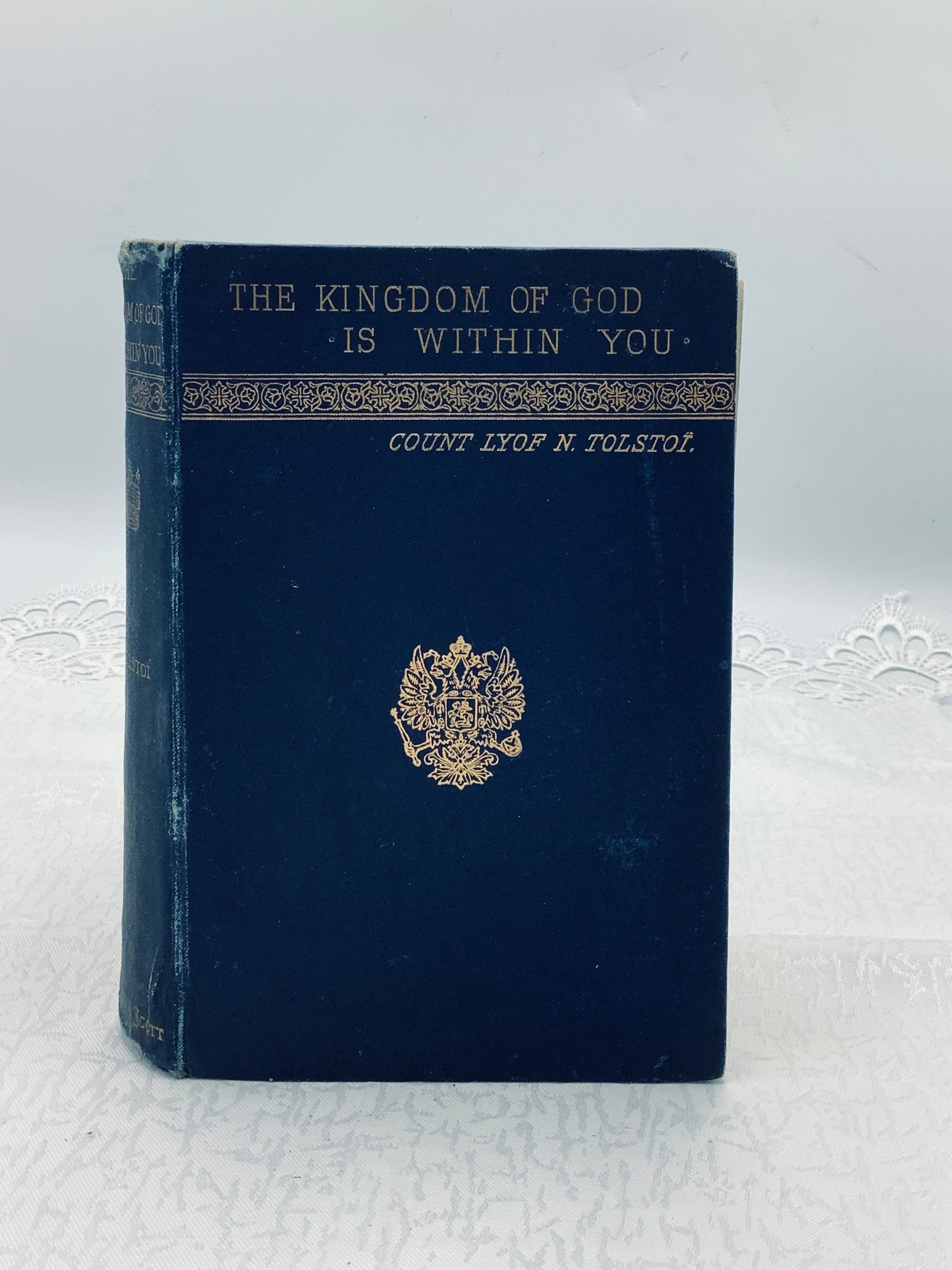 First-edition 1894 TOLSTOY the Kingdom of God is Within You - Etsy