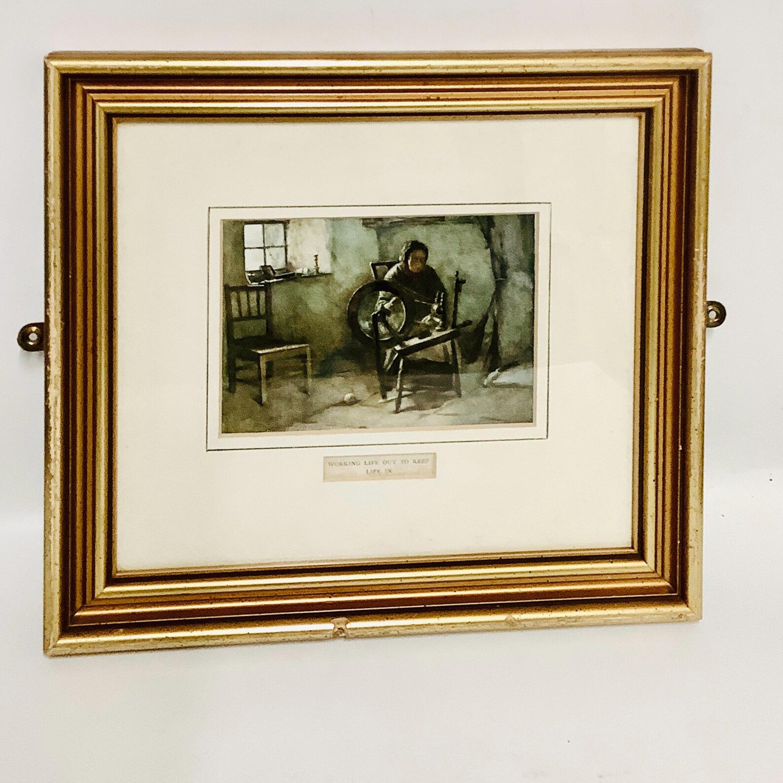 Vintage Framed Print by Scottish Artist Henry John Dobson (born 1858 ...