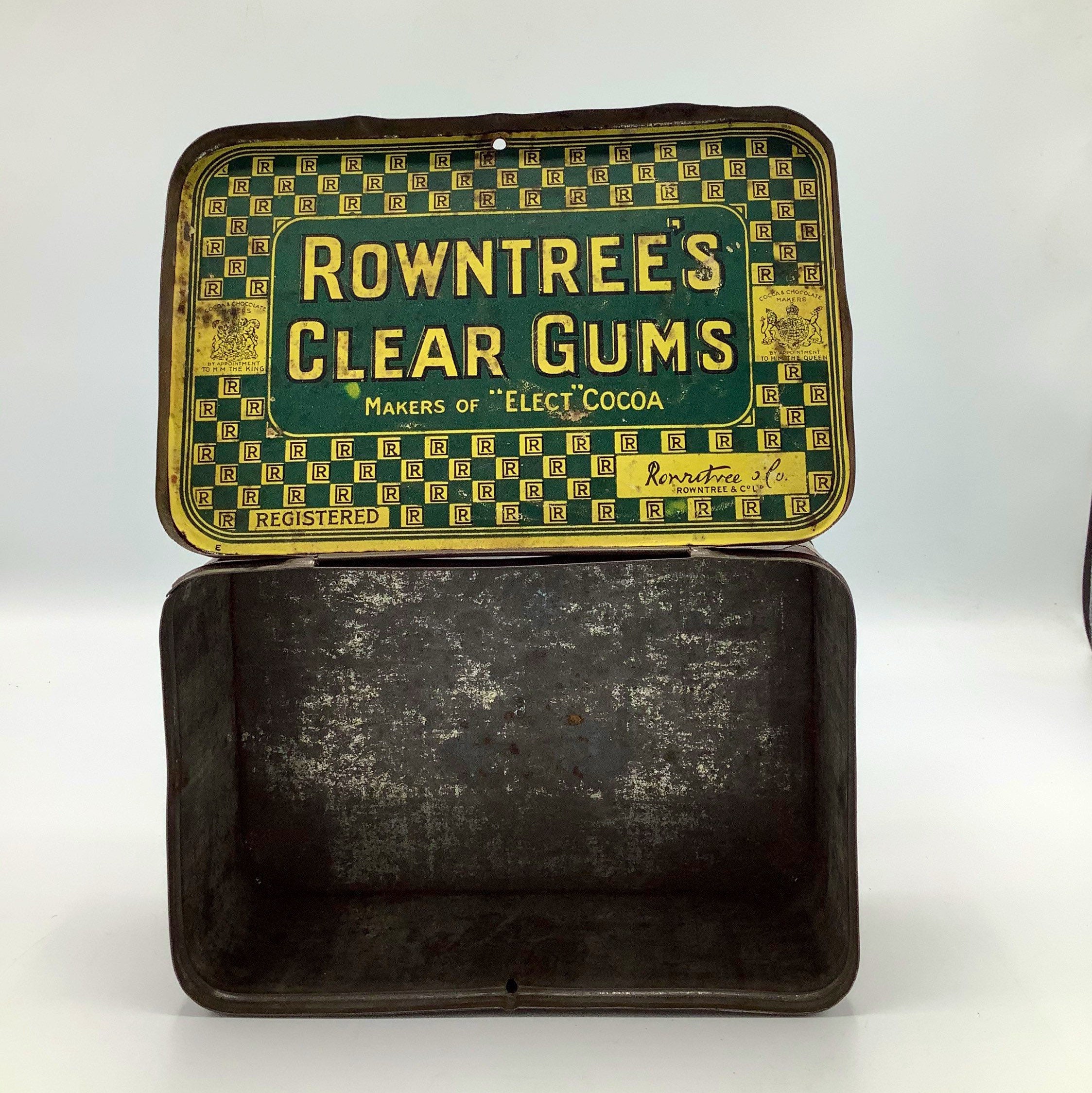 Large Vintage Shop Counter Display Tin for ROWNTREES CLEAR | Etsy