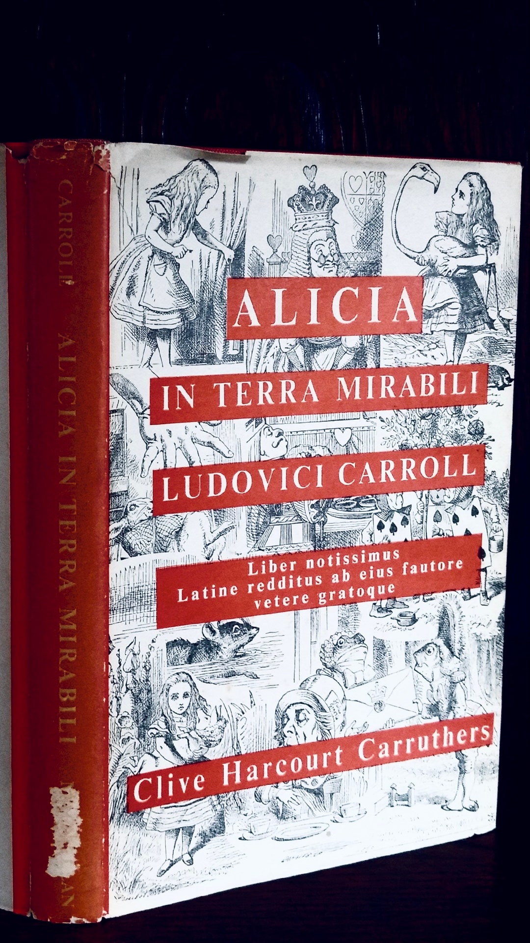 Rare First Edition LATIN Version of ALICE in WONDERLAND (alicia in ...