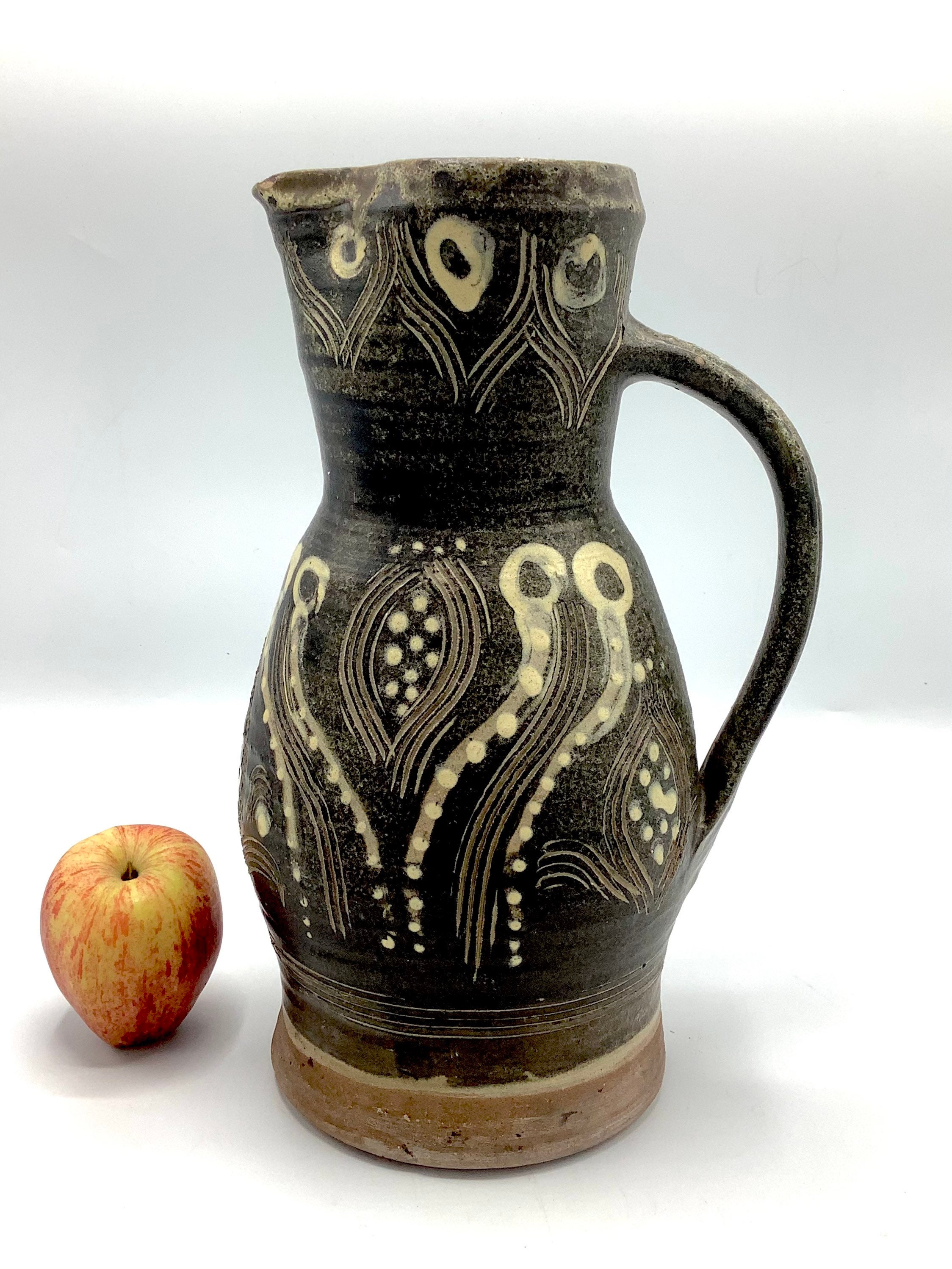 Large Studio Pottery Hand-made OCTOPUS Jug 29cm Tall with | Etsy