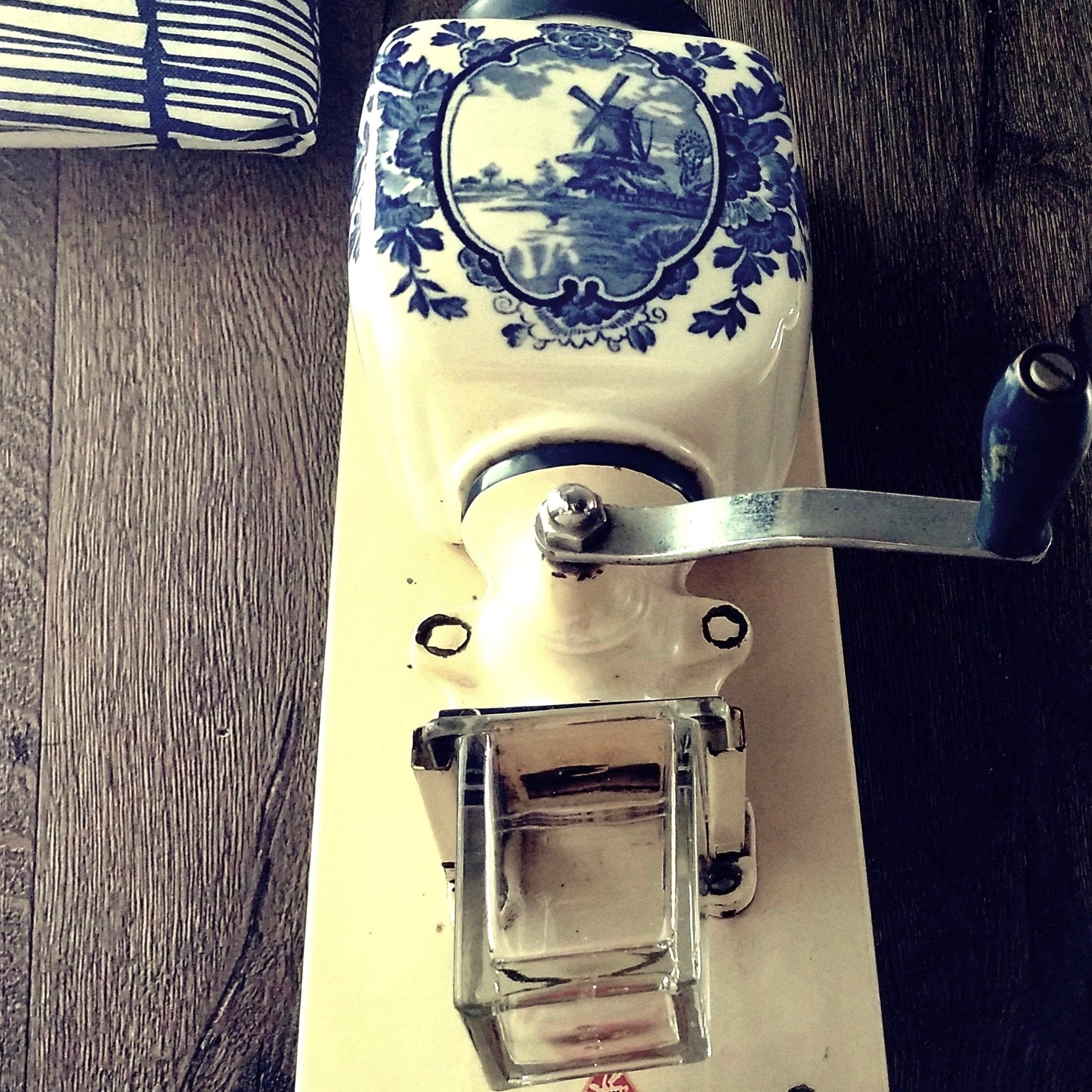 Rare Label Hand Crank DELFT COFFEE GRINDER made for The | Etsy