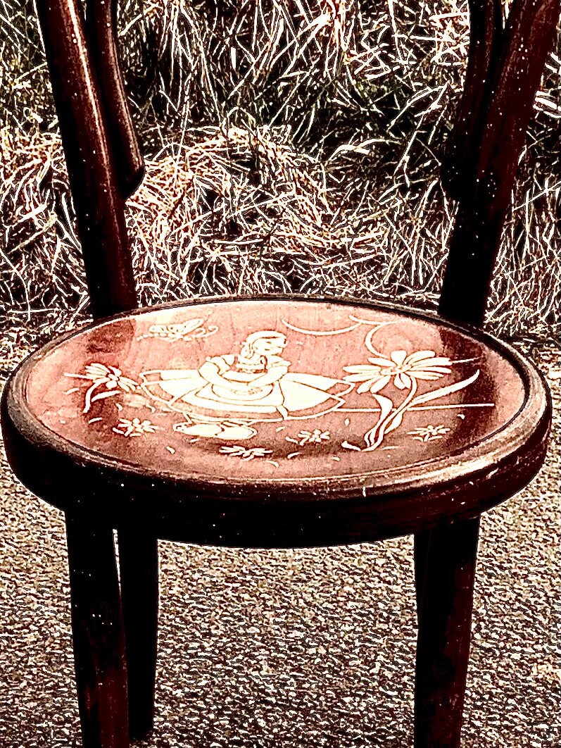 FISCHEL CZECHOSLOVAKIA BENTWOOD Folk Art Childrens Chair in | Etsy