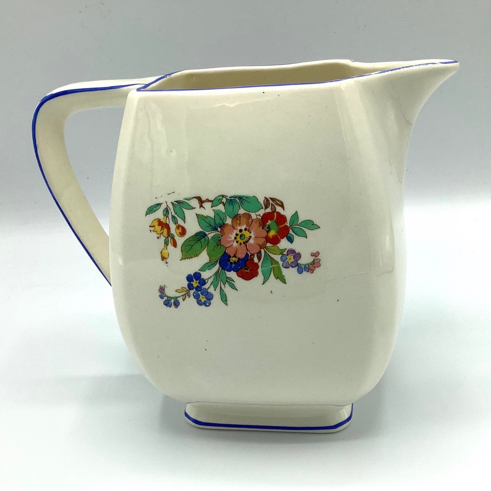 Perfect HANLEY STAFFORDSHIRE COTTAGE Jug Titled A Bit of Old | Etsy