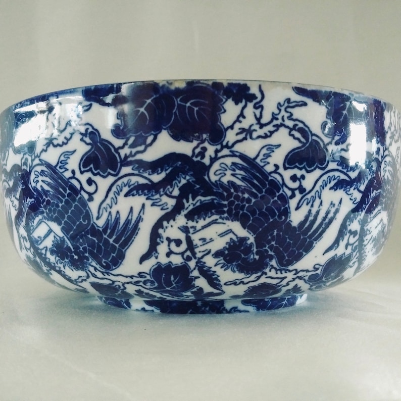 Rare Flow Blue Royal DOULTON mythical Birds | Etsy