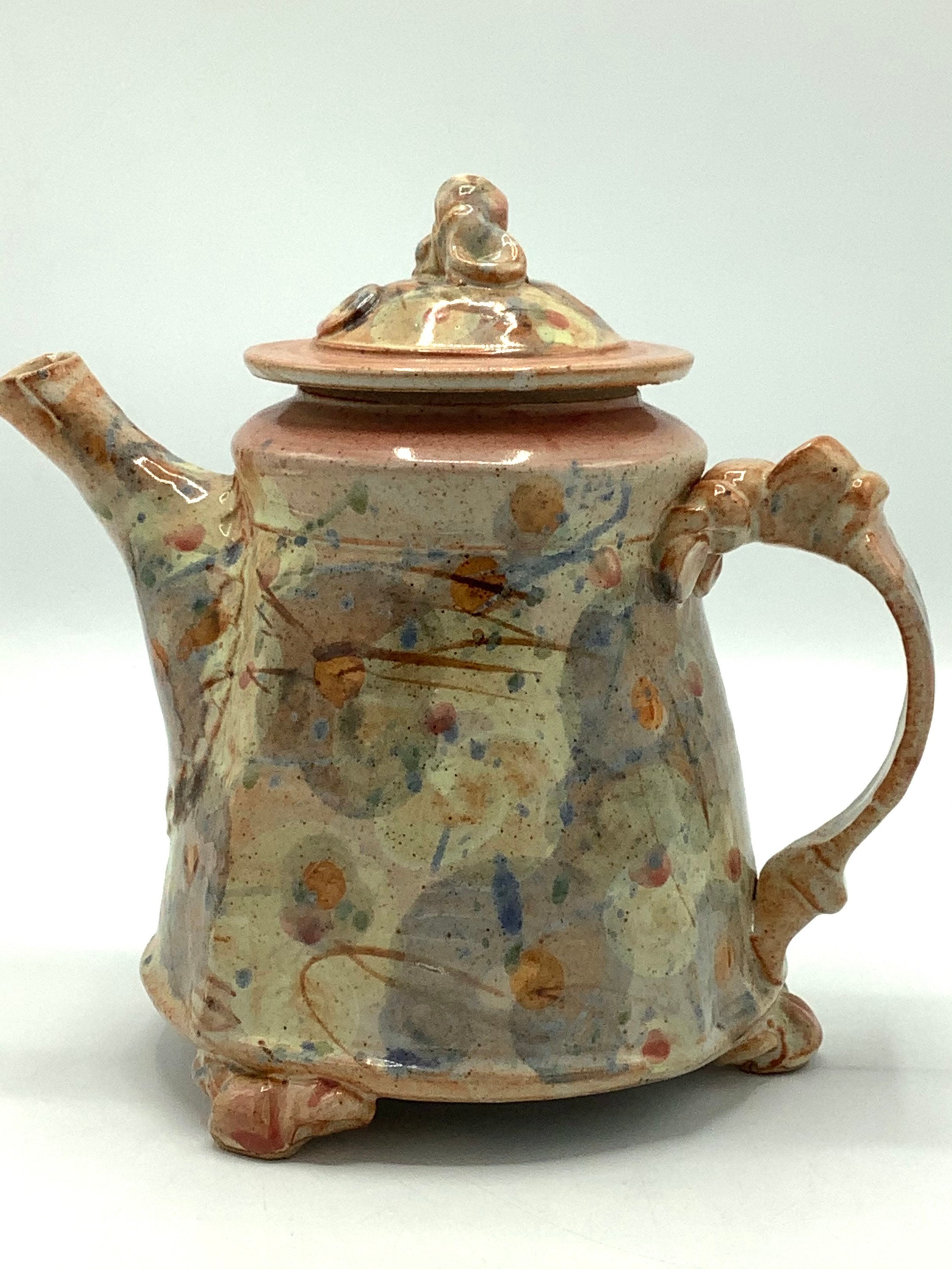 Original Hand-made Teapot Created by Willie Carter of Top Farm Pottery ...