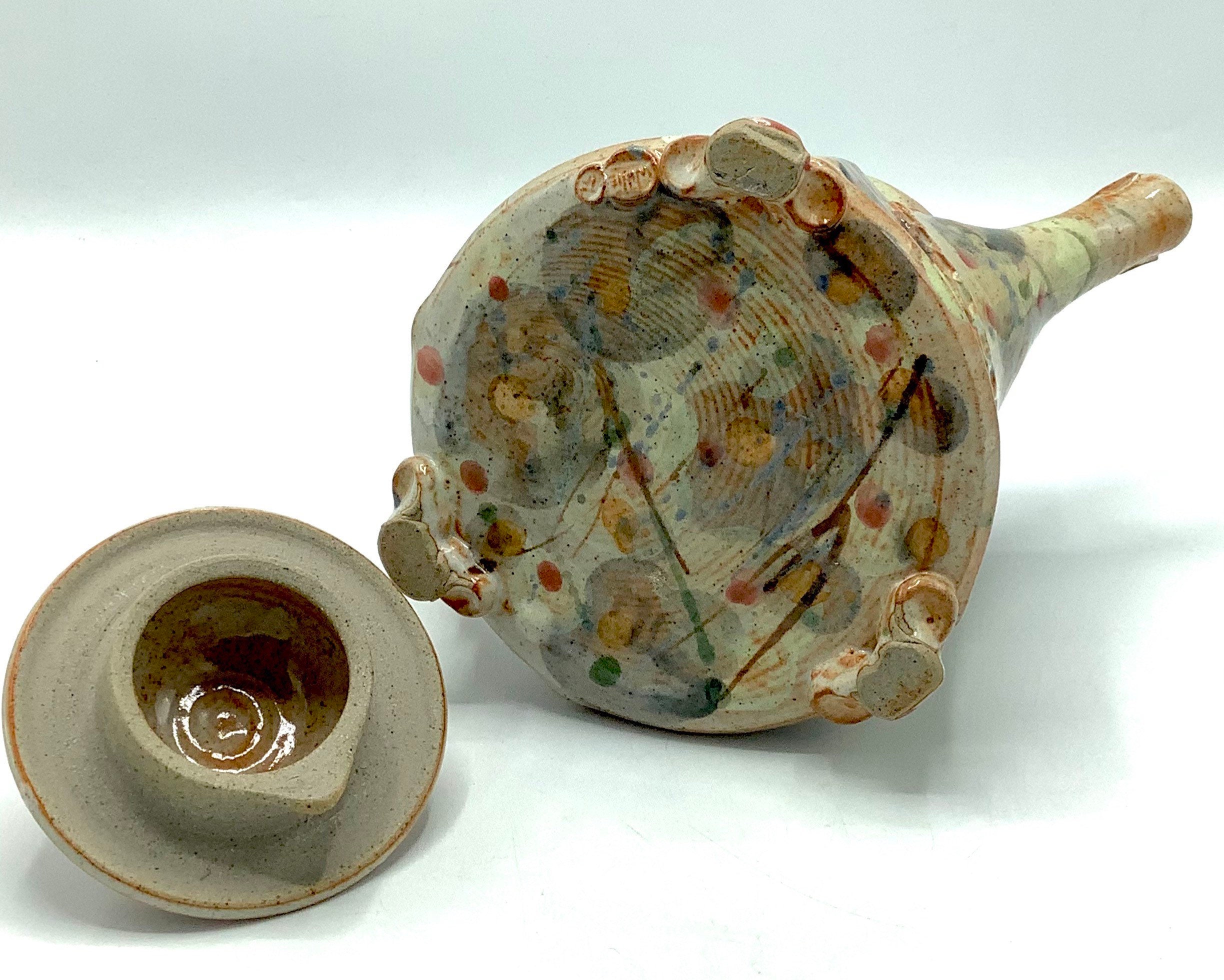 Original Hand-made Teapot Created by Willie Carter of Top Farm Pottery ...