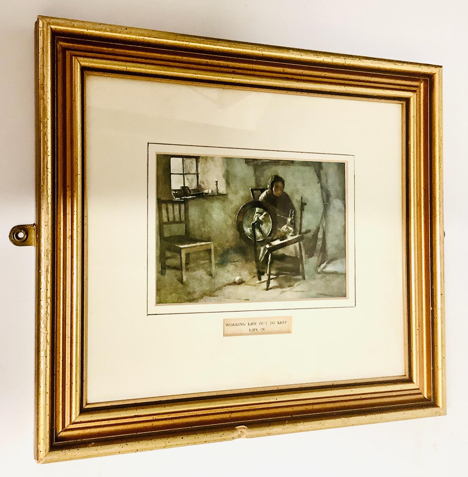 Vintage Framed Print by Scottish Artist Henry John Dobson (born 1858 ...
