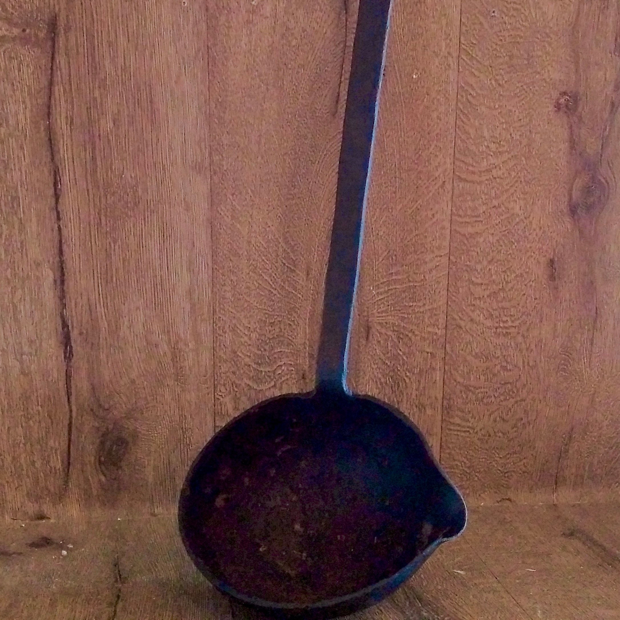 Huge ANCIENT BLACKSMITH'S SMELTING Iron Ladle // - Etsy