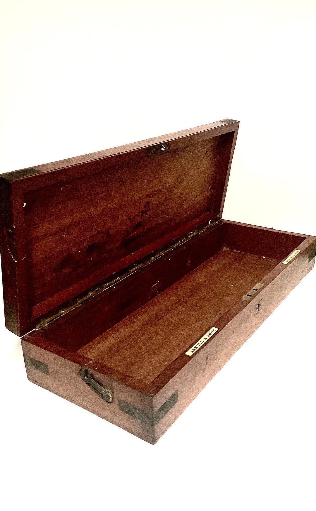 Antique ARNOLD & SONS, LONDON Surgical Instrument Monogrammed Mahogany ...