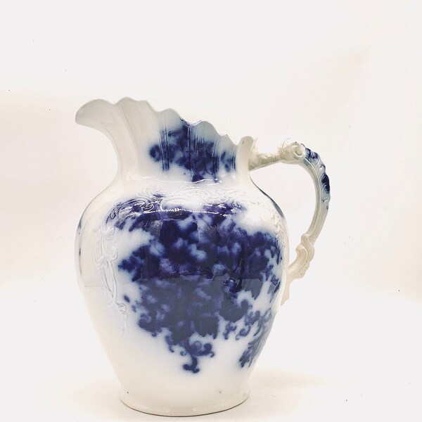 Flow Blue Pitcher - Etsy