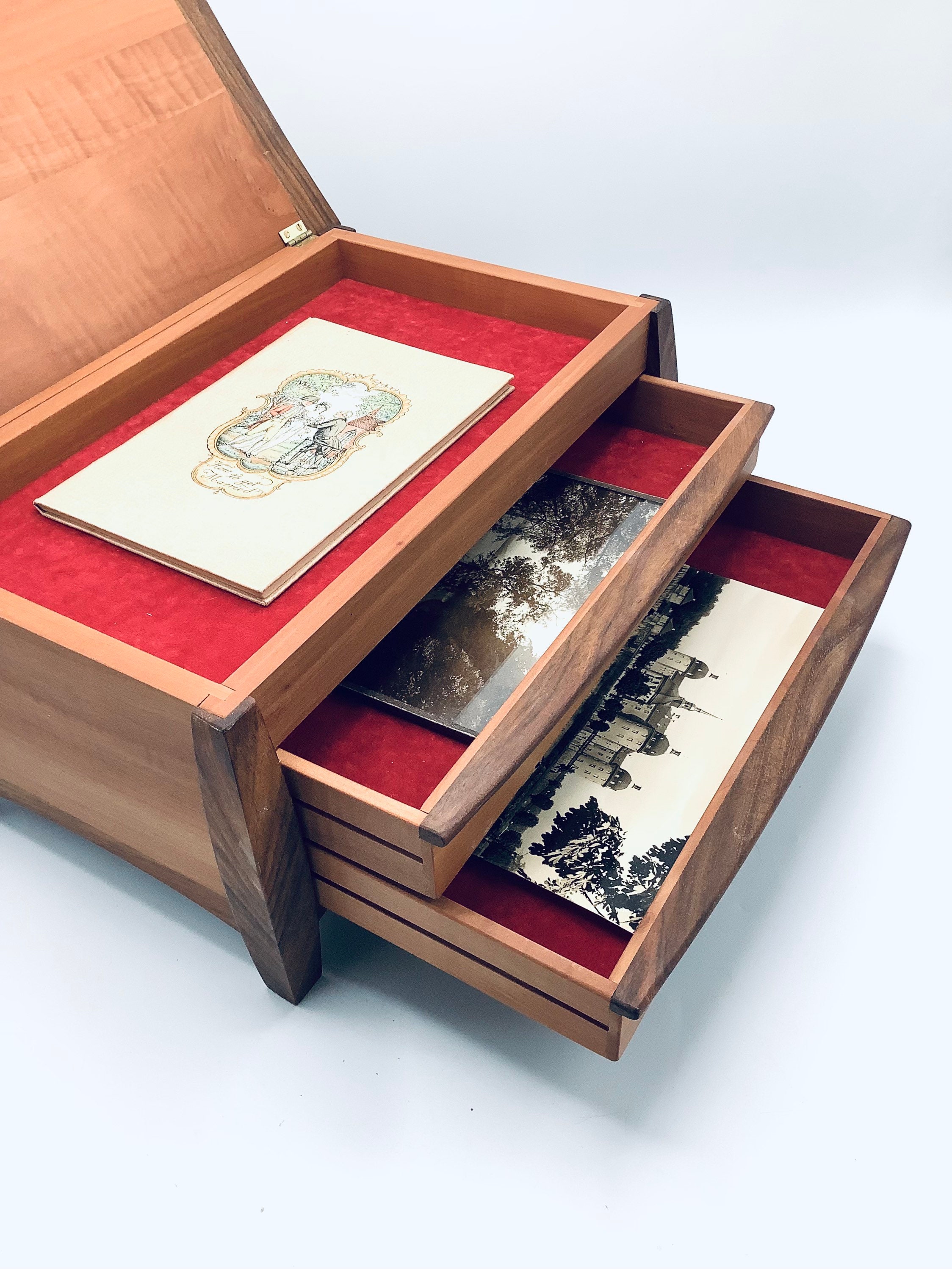 ARNE VODDER 1960s Three Tier Teak Desktop Storage Cabinet / | Etsy