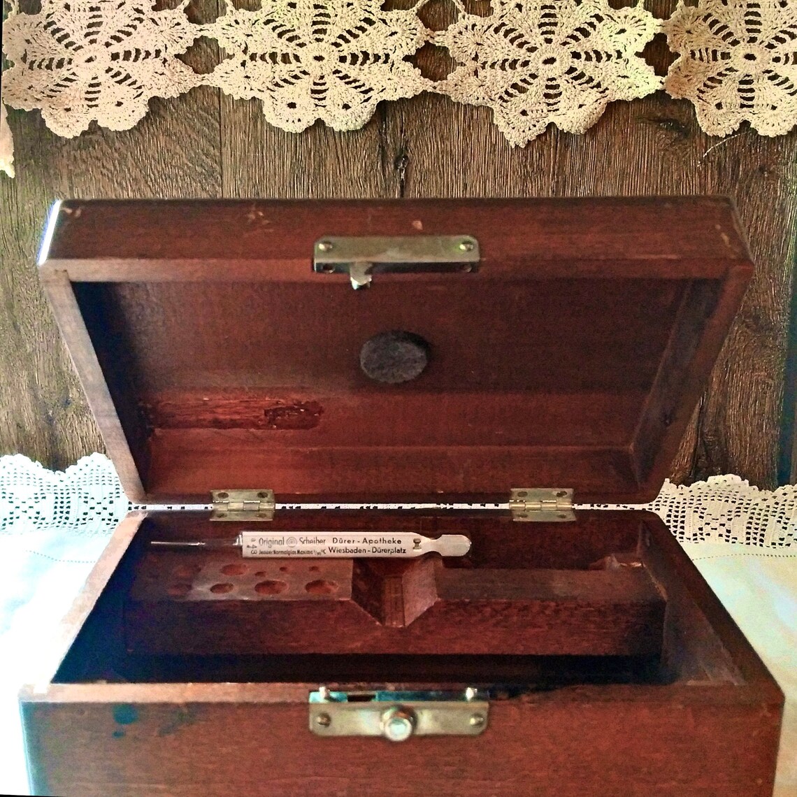 WOODEN VICTORIAN LABORATORY Case Industrial Vintage Reclaimed | Etsy