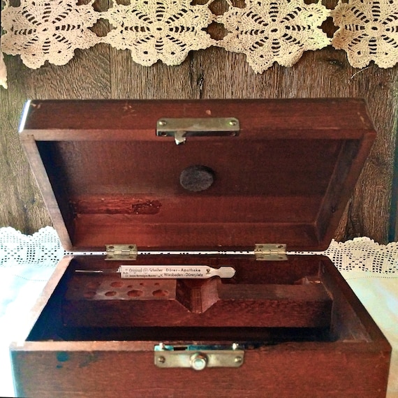 WOODEN VICTORIAN LABORATORY Case Industrial Vintage Reclaimed | Etsy