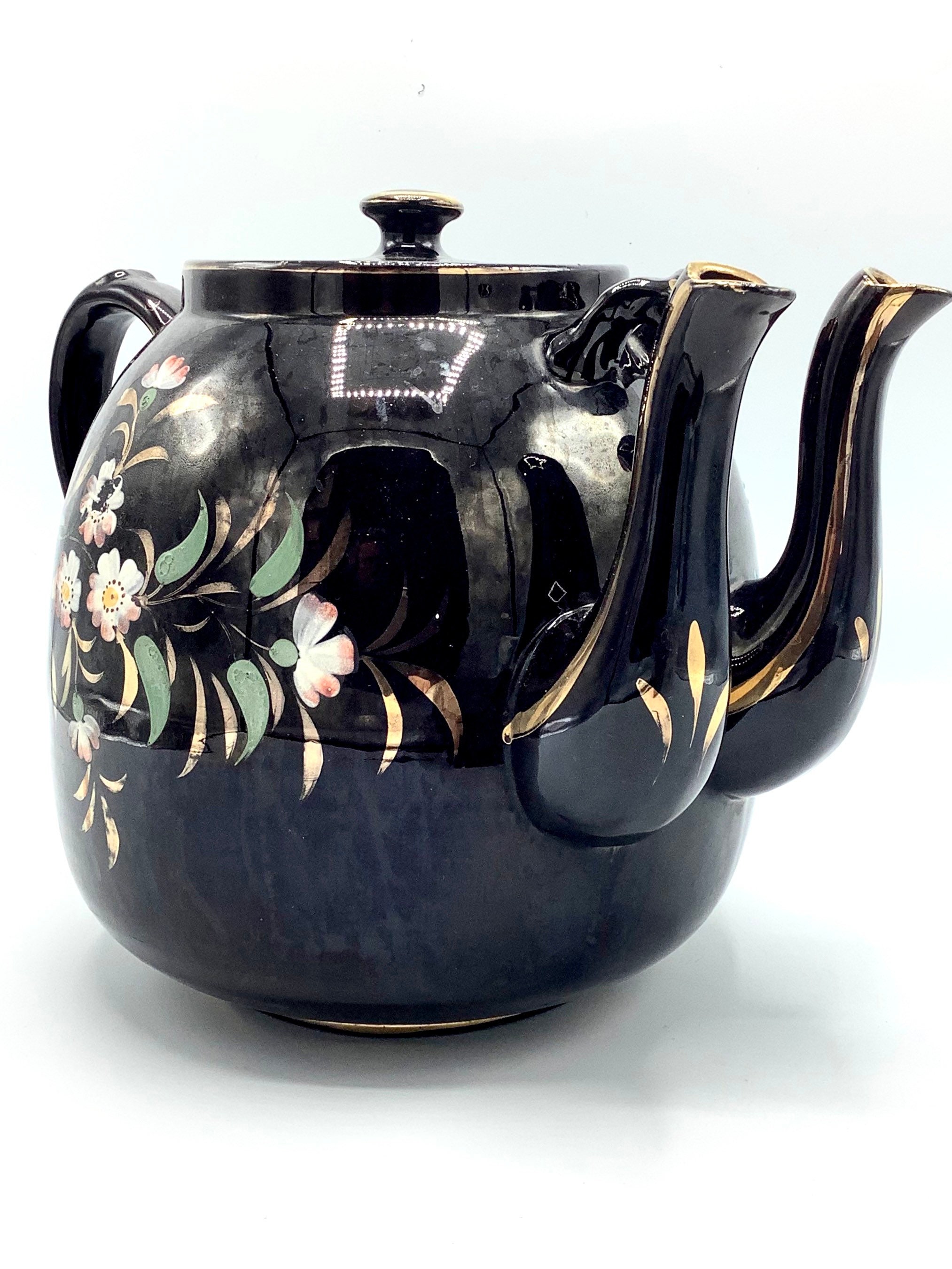 Absolutely Huge 4.5L or 9 Pint 16 Cup DOUBLE SPOUT TEAPOT / Quirky ...
