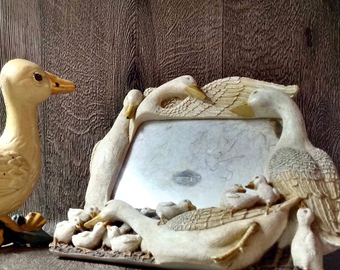 PERFECT VINTAGE GOOSE Photo Frame // Cute Goose Family - Etsy