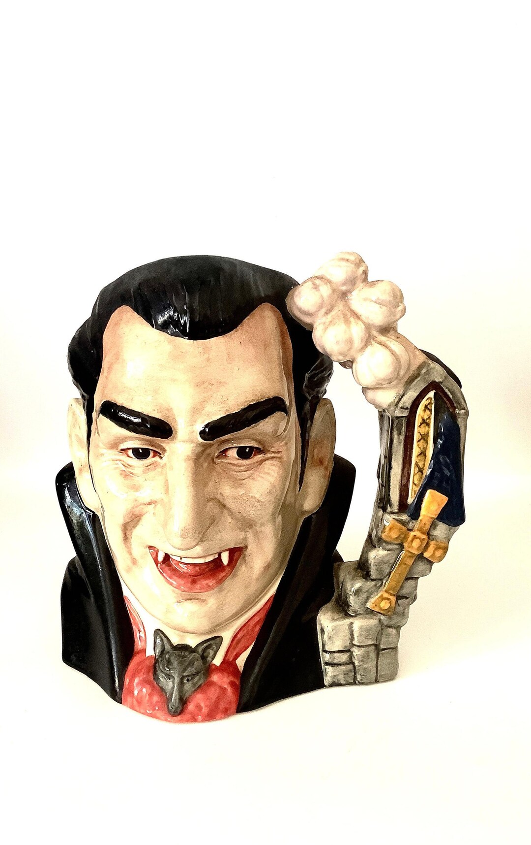 Royal Doulton “COUNT DRACULA” Collectible Toby Jug Model Number D7053 ...