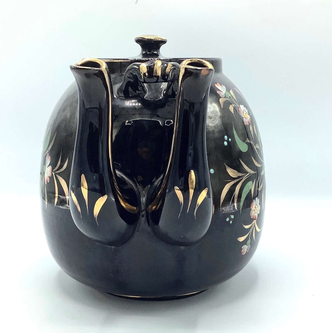 Absolutely Huge 4.5L or 9 Pint 16 Cup DOUBLE SPOUT TEAPOT / Quirky ...