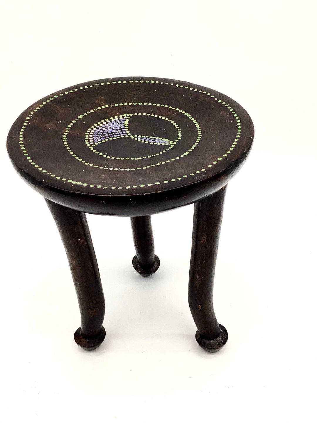 Vintage African Hand-beaded Stool / Tribal Interior Design Accessory ...