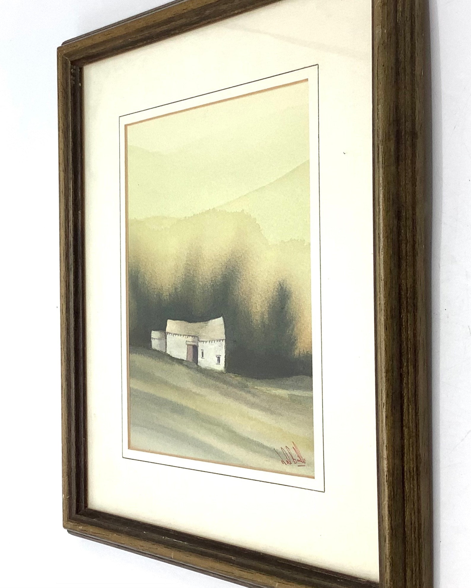 TRADITIONAL SCOTTISH CROFT Watercolour Signed by Artist / Painting of ...