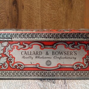 OLD AND CHARMING! Beautiful Callard & Bowser's Large Embossed ...